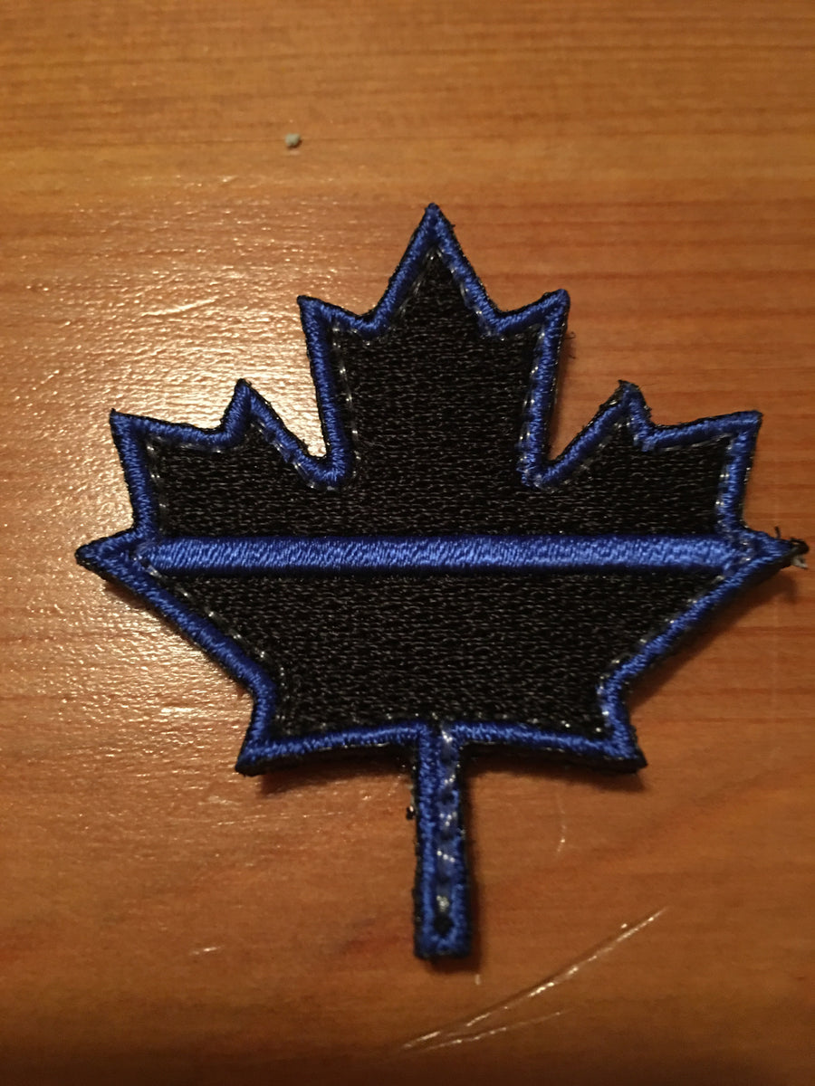 Thin Blue Line Maple Leaf Patch – The Thin Blue Line Canada